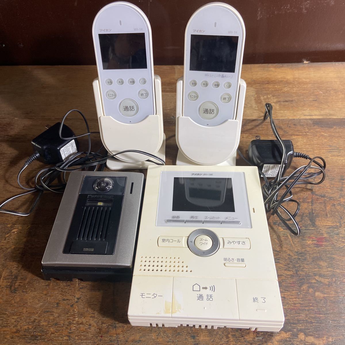 a252 アイホン WH-1MEカメラドアホン/モニター1個子機2台ドアホン1台(インターホン、ドアホン)｜売買されたオークション情報 ...