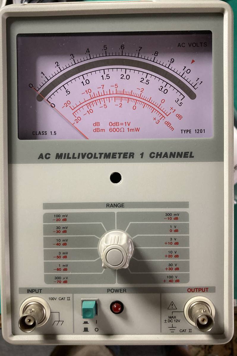 GVT-417B 交流電子電圧計 BMCケーブル付 TEXIO INSTEK(アマチュア無線)｜売買されたオークション情報、yahooの商品 ...