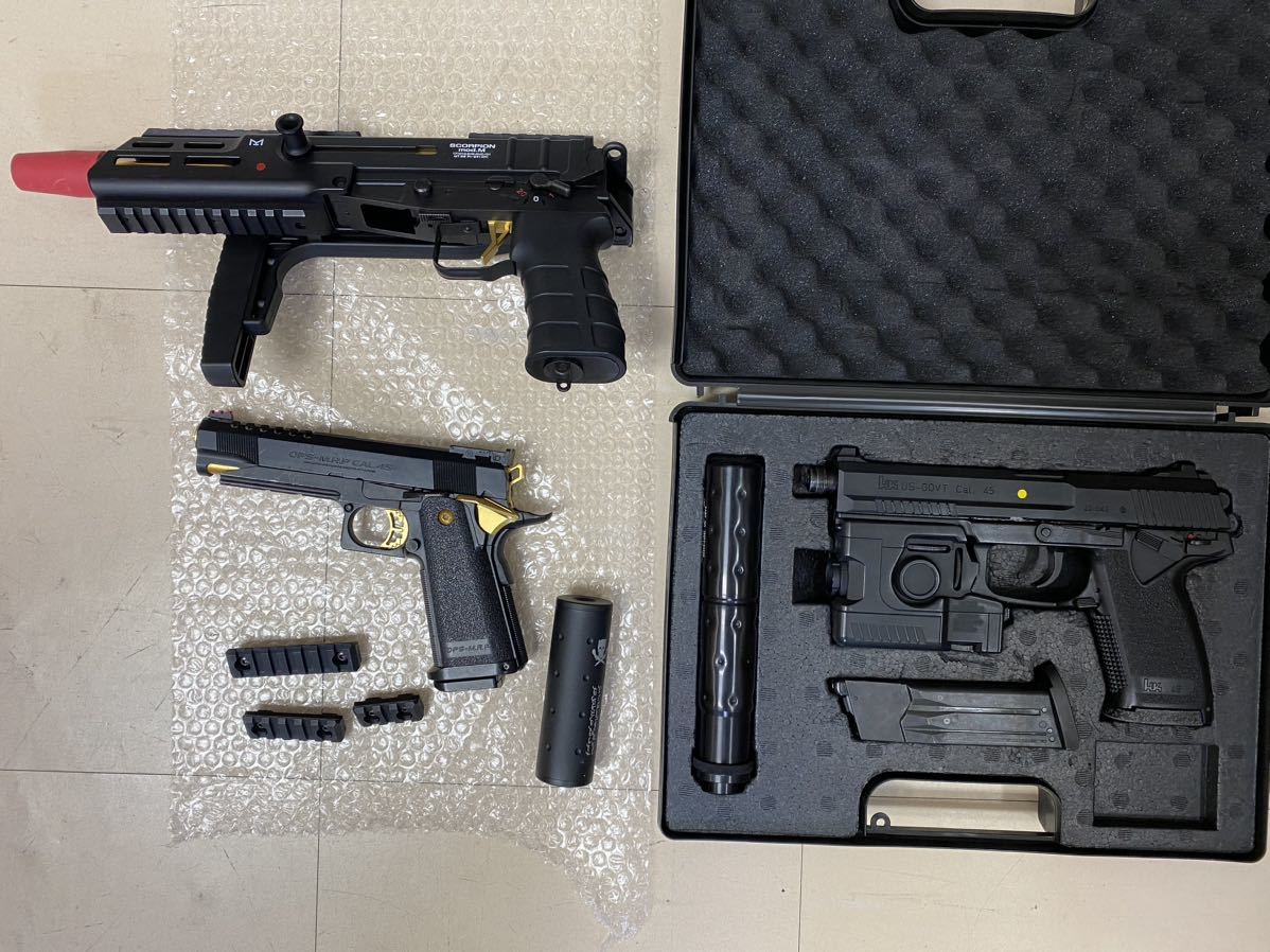 Y-9 エアガン まとめて KK US-GOVT Cal 45 / OPS-M.R.P CAL 45 / SCORPION mod.M 動作未確認 現状(エアガン)｜売買されたオークション情報 ...