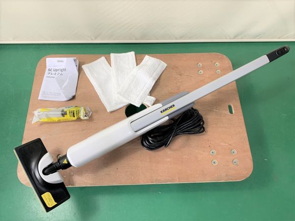 EI45 ケルヒャー スチームクリーナー KARCHER SC Upright IPX4 取扱説明書付き スチームモップ N(スチームタイプ ...