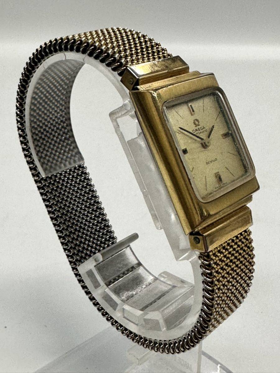 1円スタート OMEGA AUTOMATIC DE VILLE / Cal.671 オメガ デビル 自動巻き レディース 腕時計 6A19 ...