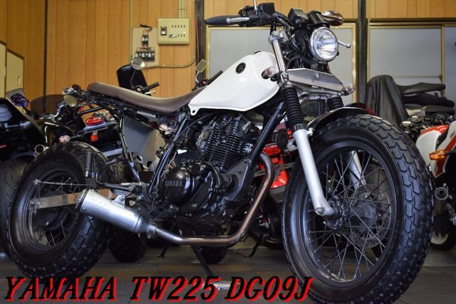 YAMAHA TW225 DG09J 後期型 スカチューンカスタム SuperTrapマフラー ロンスイ タイヤバリ山 WAKO Sオイル交換済 レスポンス抜群 E/G絶好調(126cc ...