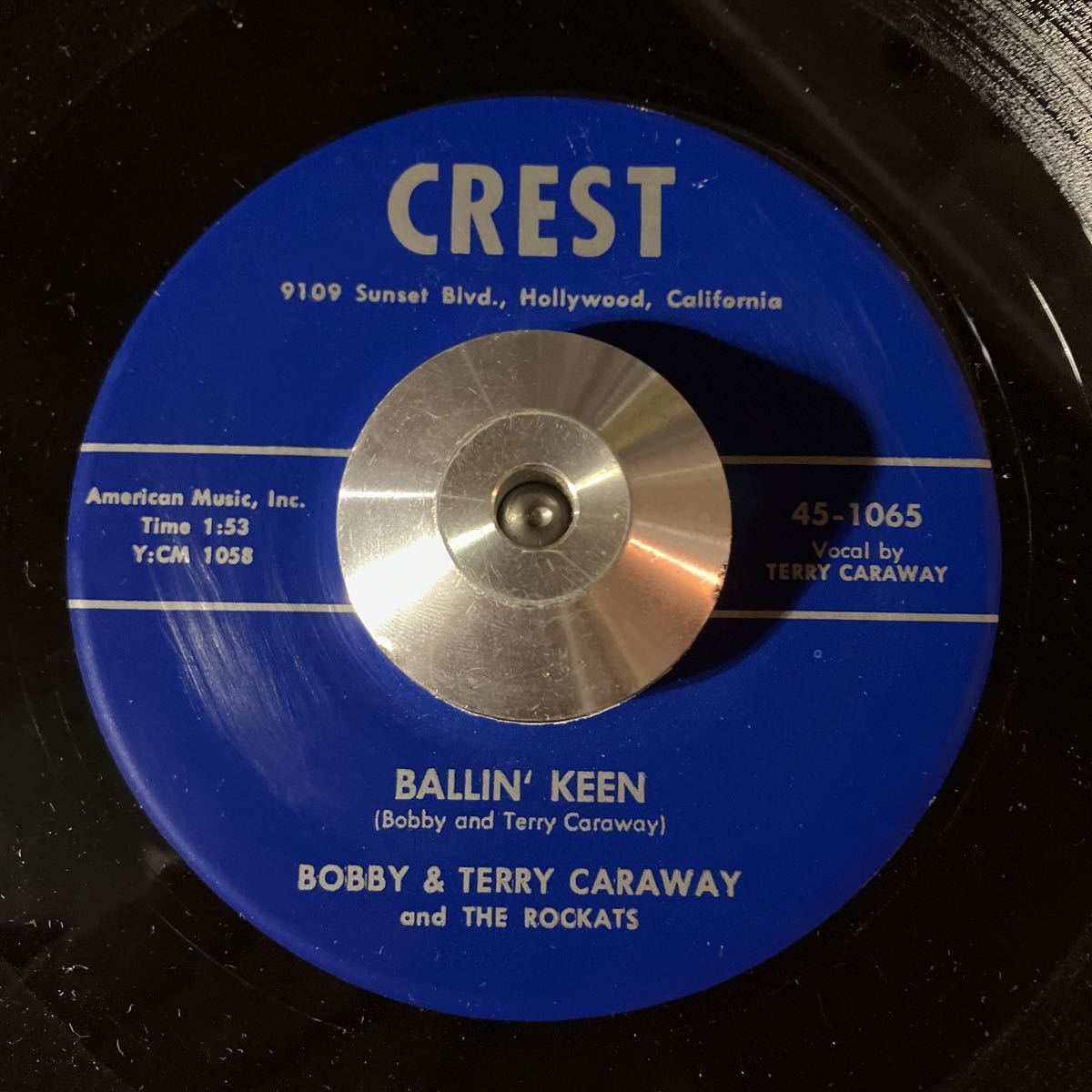 rock rockabilly 45 レコード BOBBY & TERRY CARAWAY BALLIN' KEEN(その他)｜売買された ...