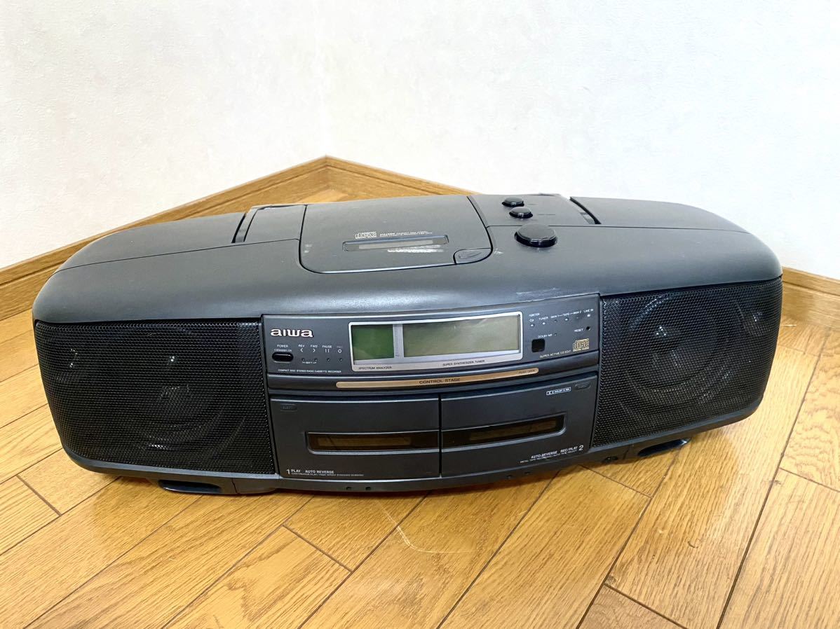 AIWA CSD-SR700 CDステレオ ラジオ カセット レコーダー 通電OK 電源コード付き(ラジカセ)｜売買されたオークション情報、yahooの商品情報をアーカイブ公開 ...