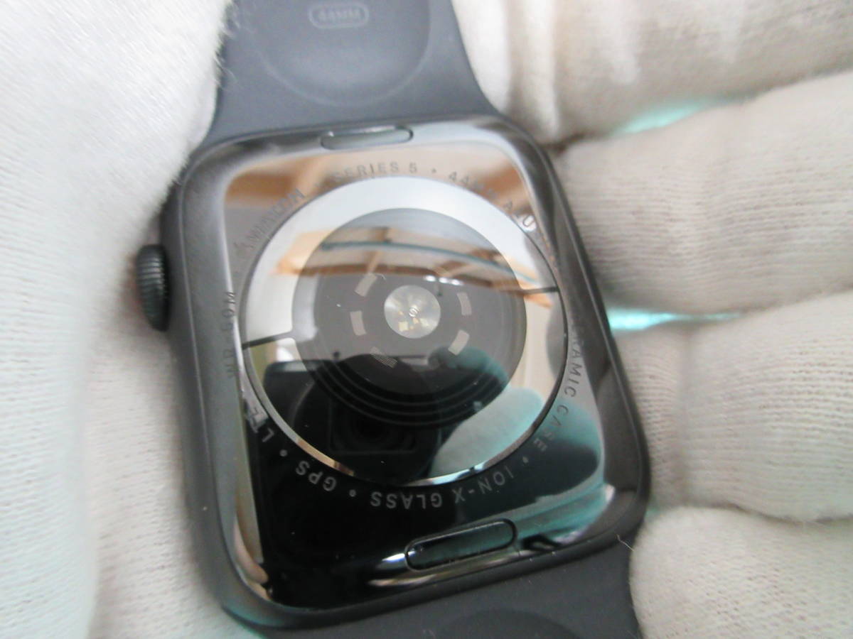 179 Apple Watch SERIES 5 44mm ALUMINUM＆CERAMIC CASE ION-X GLASS GPS LTE ...
