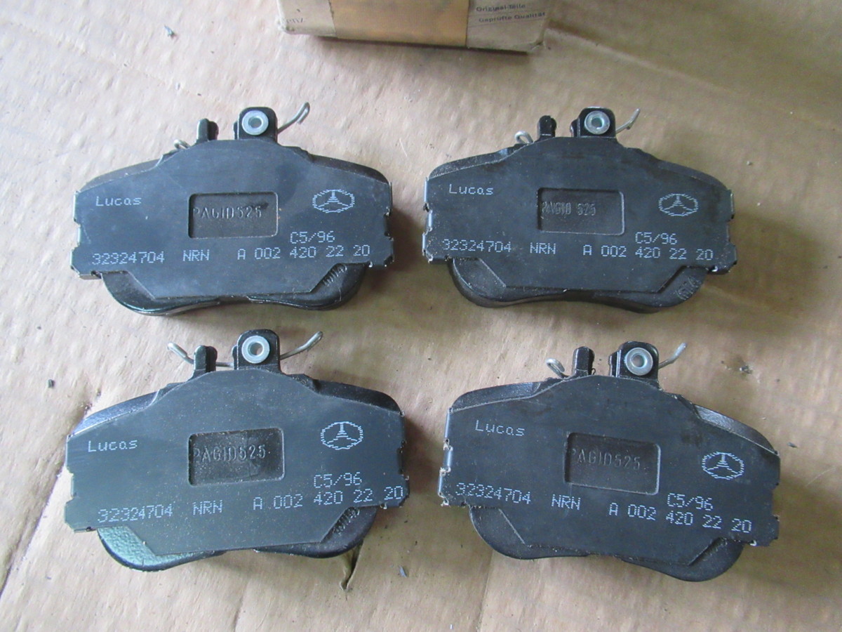 メルセデスベンツ W140 フロント ブレーキパッド 0024201220 ko5-304(パーツ)｜売買されたオークション情報、yahooの ...