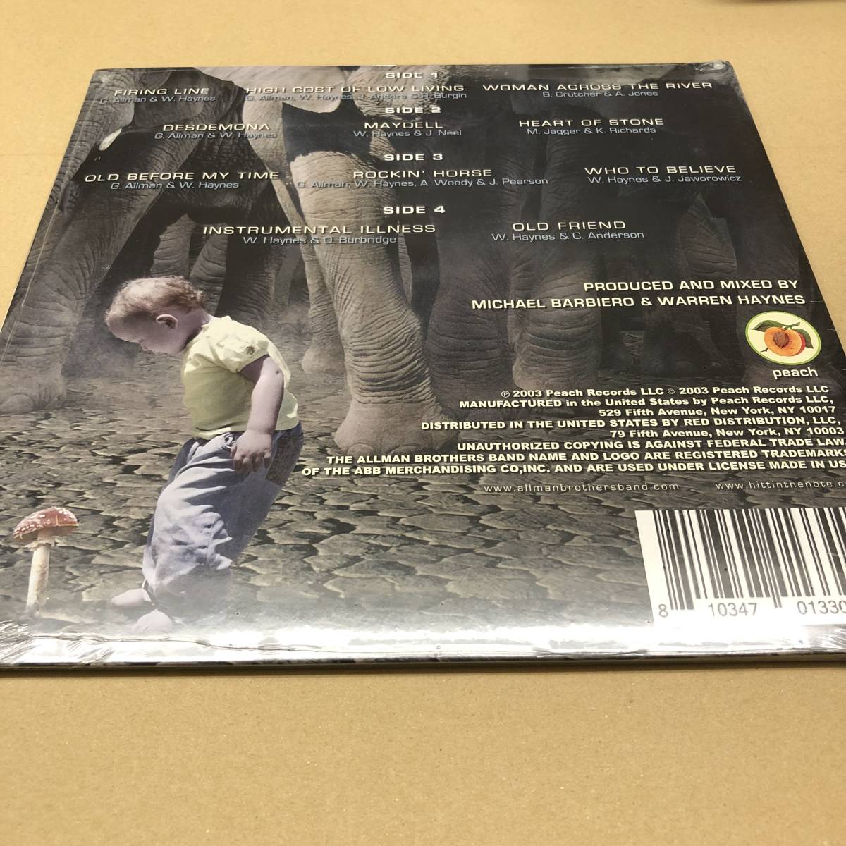 Allman Brothers Band - Hittin' The Note 810347013300 アメリカ盤 2枚組 Warren ...