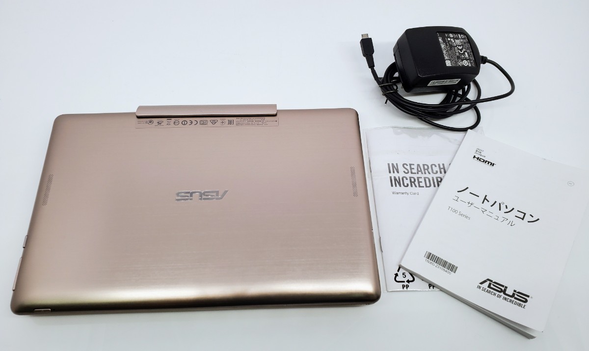 ASUS タブレットPC T100TAM-B-GS パールピンク色 Windows8 み 現状渡し リセット済み(13インチ未満)｜売買されたオークション情報、yahooの商品情報をアーカイブ ...