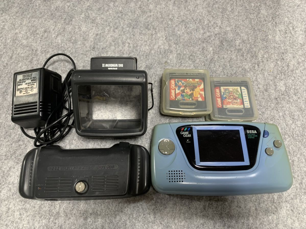 GAME GEAR SEGA HGG -3210 blue ゲームギア セガ ソフト 付きジャンク品現状品(ゲームギア)｜売買された ...
