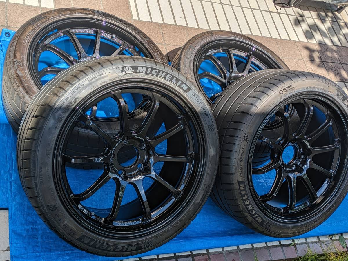 ADVAN Racing RS-DF PROGRESSIVE 18インチ PCD120-5H 9.5j+35(ラジアルタイヤ)｜売買された ...