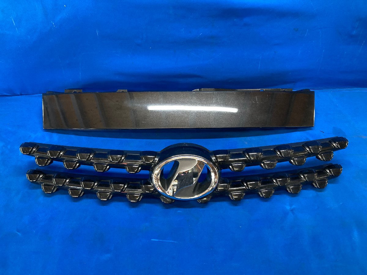 トヨタ bB エアロ系 QNC25 フロントグリルセット 53114-B1030-02 53111-B1010 黒 後期 I-8242 ...