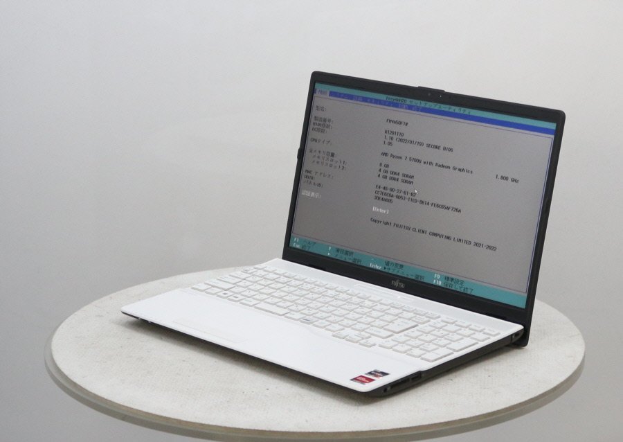 FUJITSU FMVA50F1W LIFEBOOK AH50/F1 AMD Ryzen 7 5700U with Radeon ...