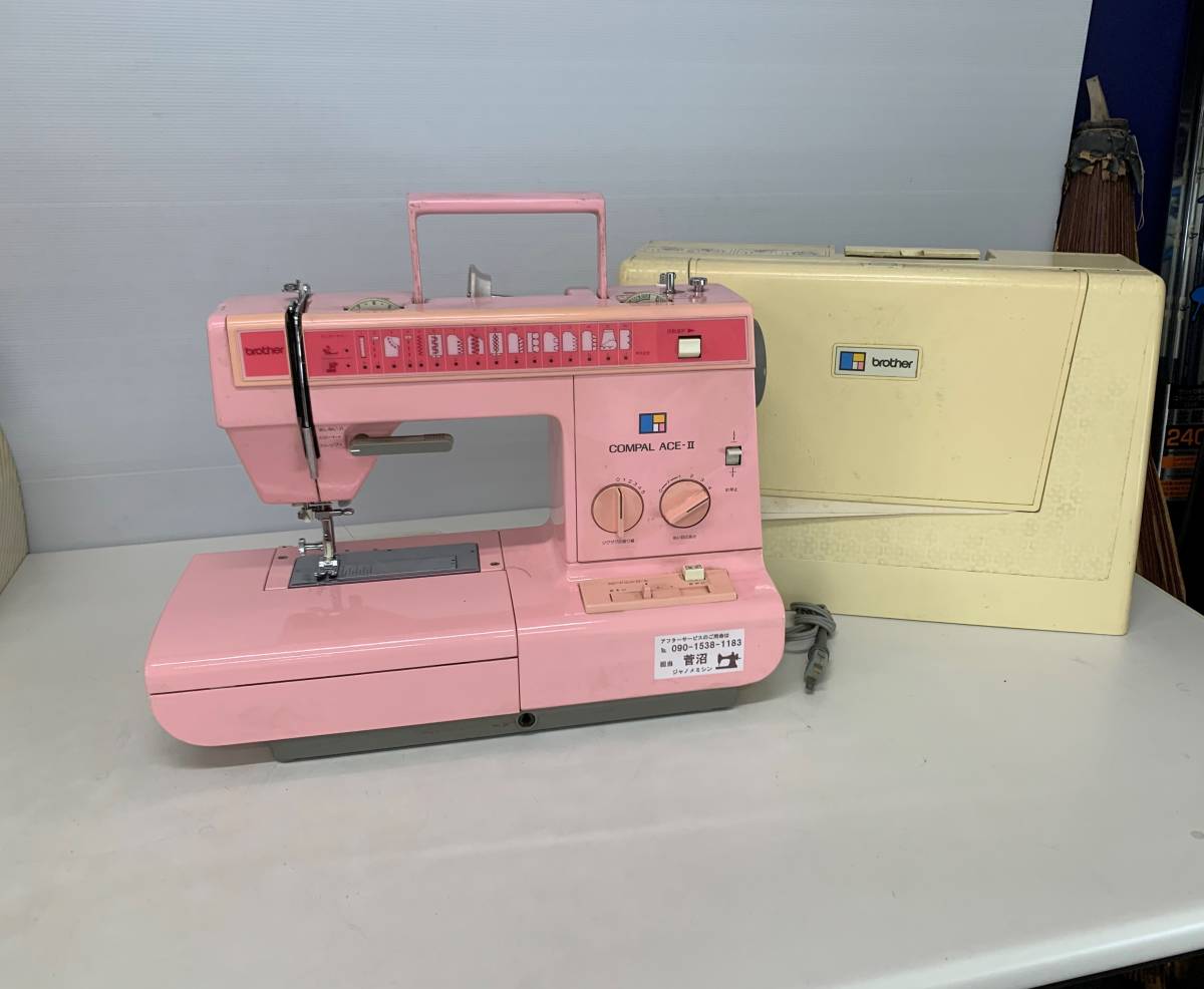 K brother ブラザー ミシン COMPAL ACE-2 ZZ3-B767(ブラザー)｜売買されたオークション情報、yahooの商品情報 ...