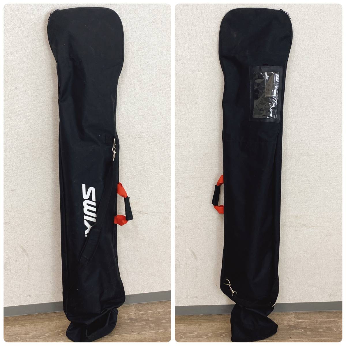 カービングスキー 4点セット 145cm 板 ビンディング ストック ケース付 COMP Speed racer / TYROLIA sl ...