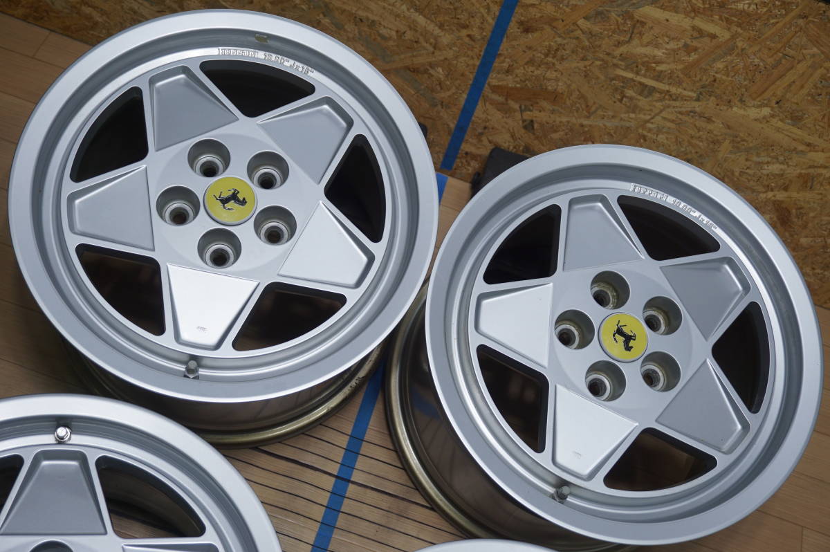I872 フェラーリ テスタロッサ純正 PCD108 8J+34.2 10J+59.6 当時物(純正品)｜売買されたオークション情報 ...