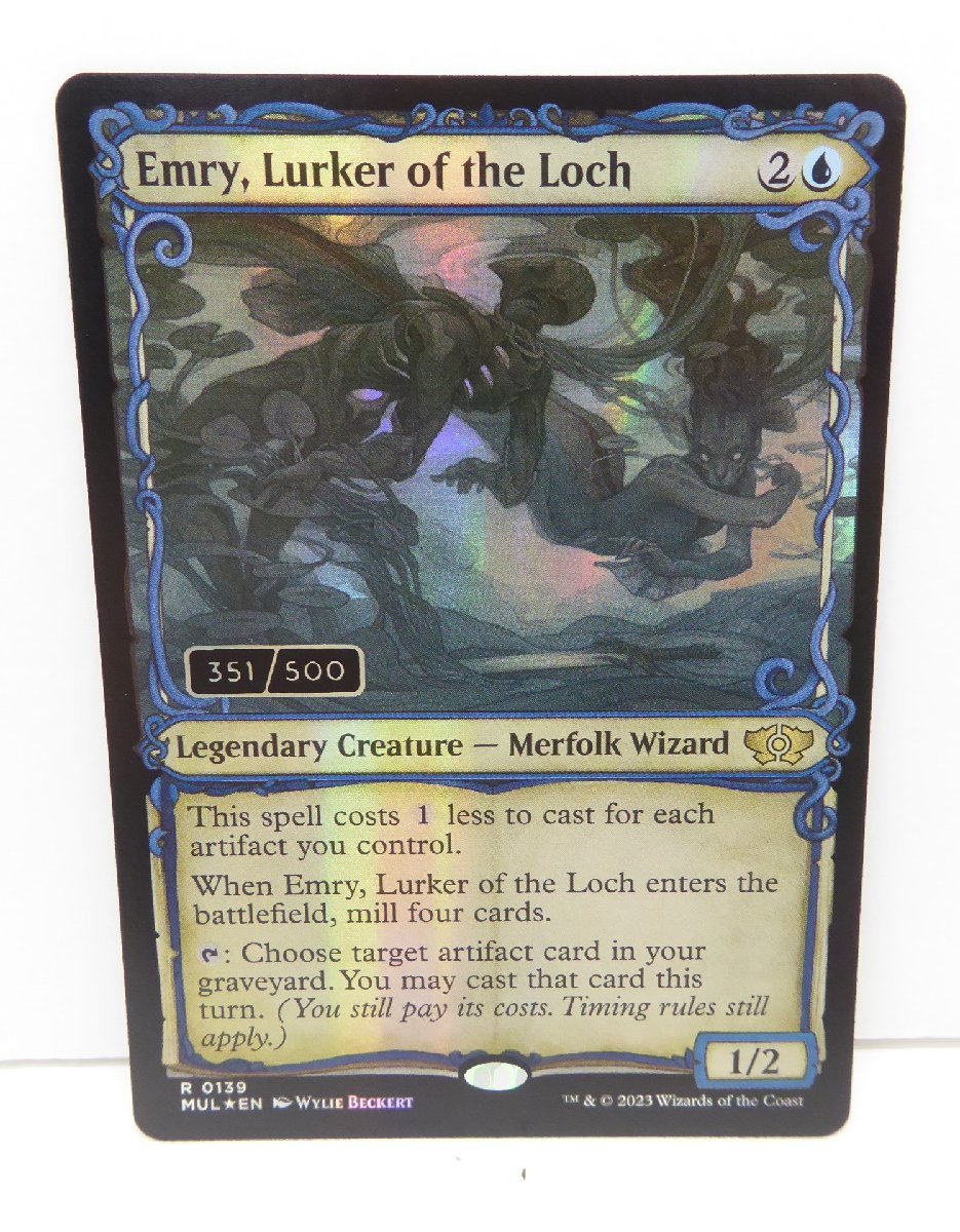 MAGIC The Gathering MTG MUL Emry Lurker of the Loch ダブルレインボーfoil カード ...