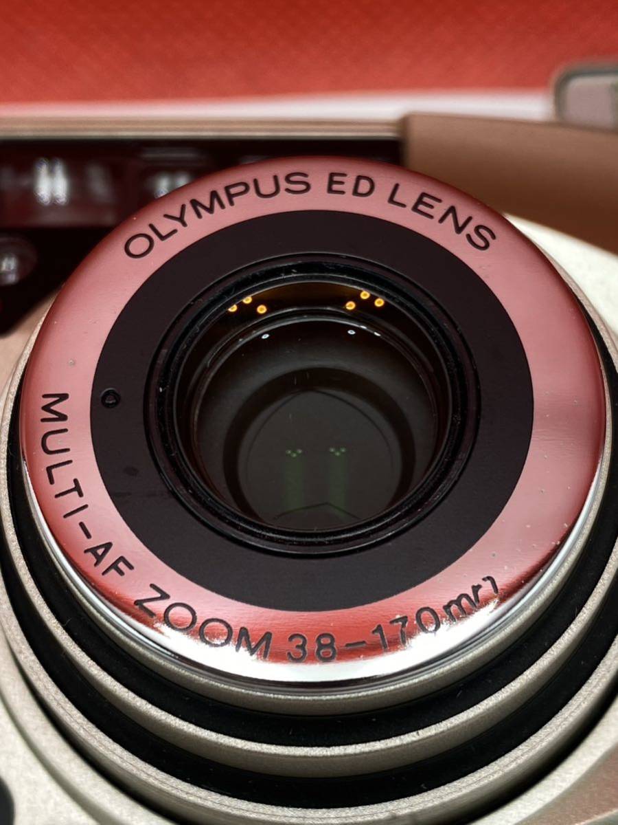 A OLYMPUS μ-II 170VF ED LENS MULTI-AF ZOOM 38-170mm コンパクトフィルムカメラ ii み ...