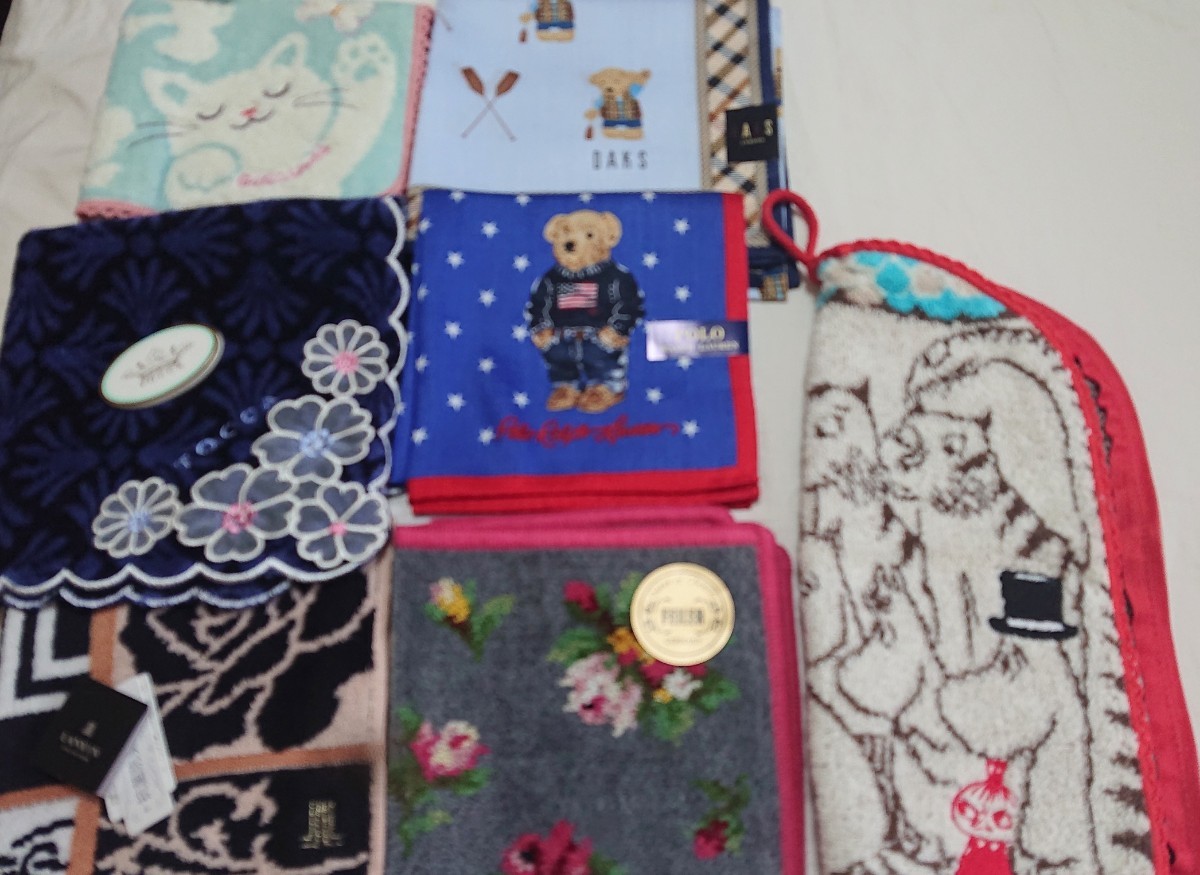 タオルハンカチ等 7点セット DAKS TOCCA LANVIN FEILER POLO ムーミンタオルハンカチファスナー付き 送料370円(フェイラー)｜売買されたオークション情報 ...