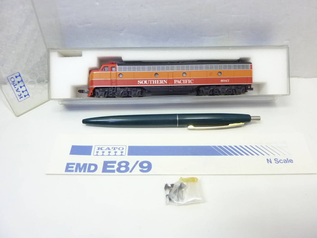 Nゲージ KATO 176-281 EMD E8/9 A SP Daylight ＃6047 説明書付 パーツ ケーススレキズあり(外国車輌 ...
