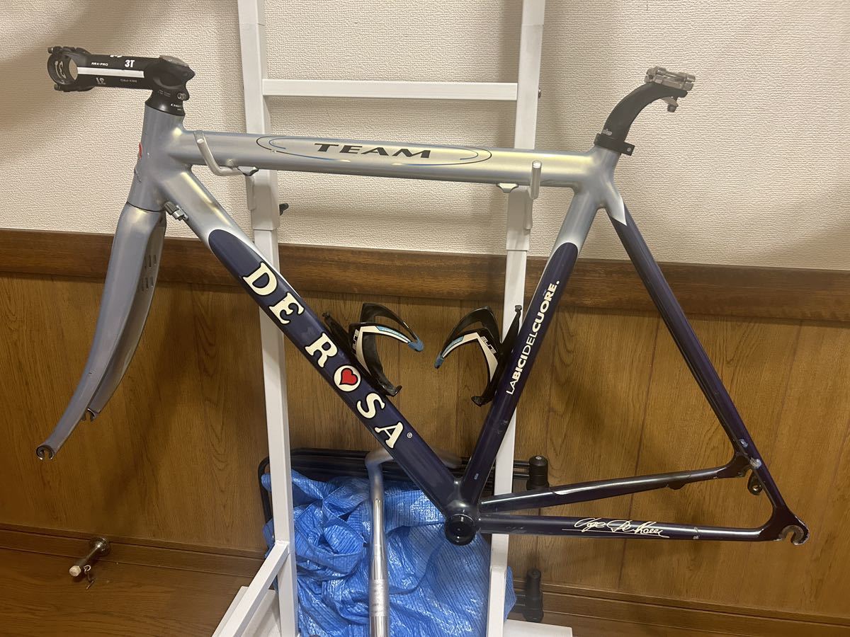 DEROSA デローザ TEAM 2005年モデル フレーム サイズ53 ロードバイク フレーム(ロードバイク)｜売買されたオークション情報 ...