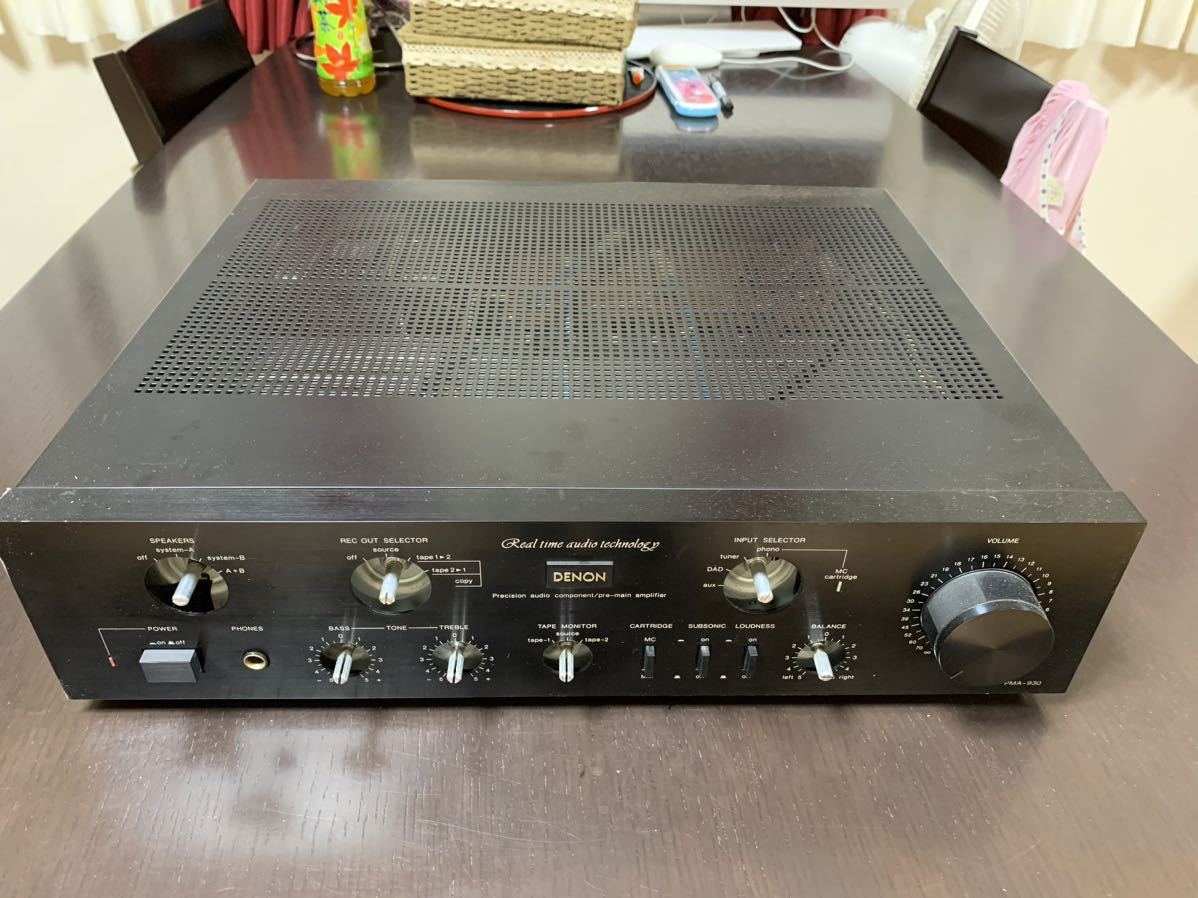DENON PMA-930(DENON)｜売買されたオークション情報、yahooの商品情報をアーカイブ公開 - オークファン（aucfan.com）