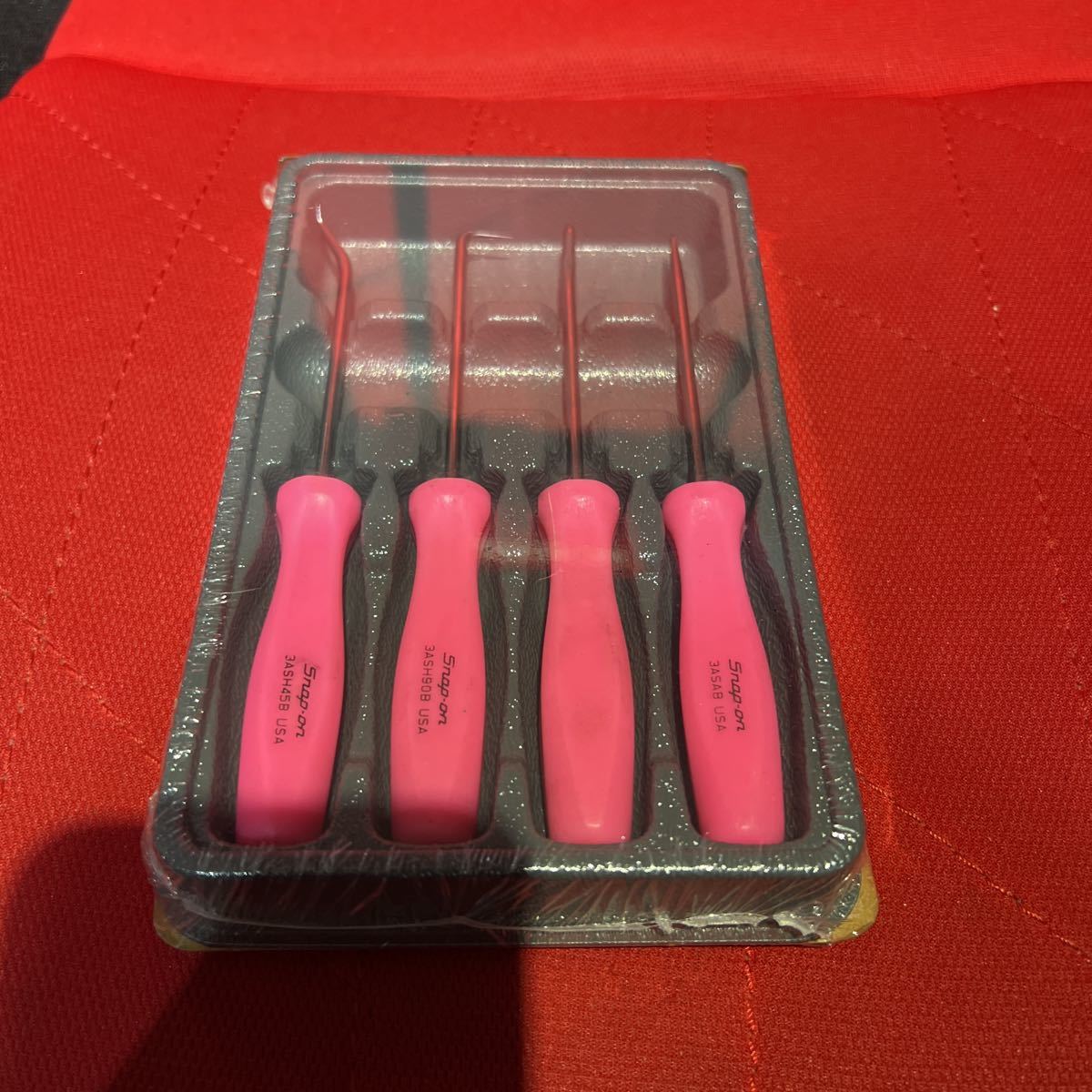 スナップオン Snap-on mini ピックツール セット 旧グリップ ASA204BPM ピンク 限定品 4本セット ピック(その他 ...