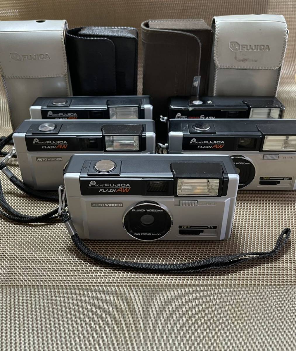 FUJIFILM POCKET FUJICA AW 4台 / POCKET FUJICA 350 FLASH 1台(コンパクトカメラ)｜売買さ ...