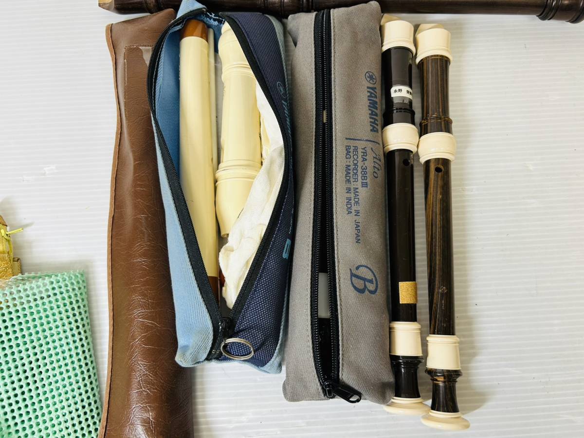 吉舞216 楽器まとめ リコーダー YAMAHA オカリナ POPOLO ハーモニカ TOMBO BAND HIYATA BAND ...