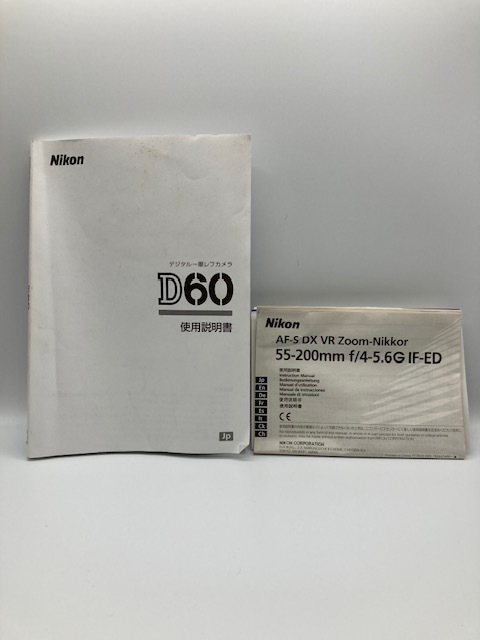 D6586 Nikon D60/AF-S NIKKOR 18-55mm 3.5-5.6G VR/AF-S DX VR Zoom-Nikkor ...