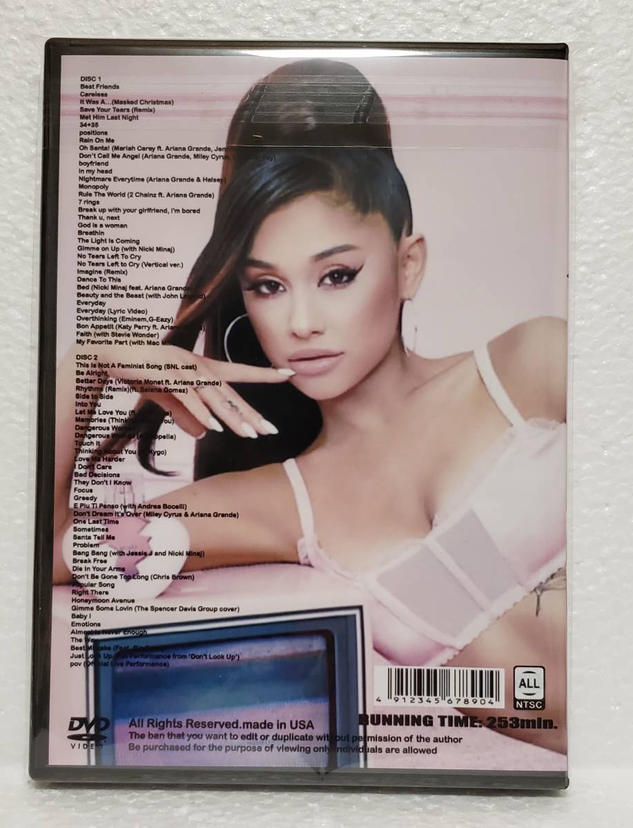 2022 Ariana Grande プロモ PV MV 2DVD アリアナグランデ(ロック、ポップス（洋楽）)｜売買されたオークション情報、yahooの商品情報をアーカイブ公開 ...