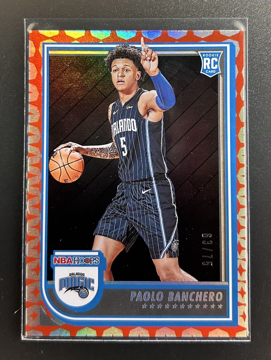2022-23 Hoops NBA Paolo Banchero Magic RC 75枚限定 Gravity Parallel ...