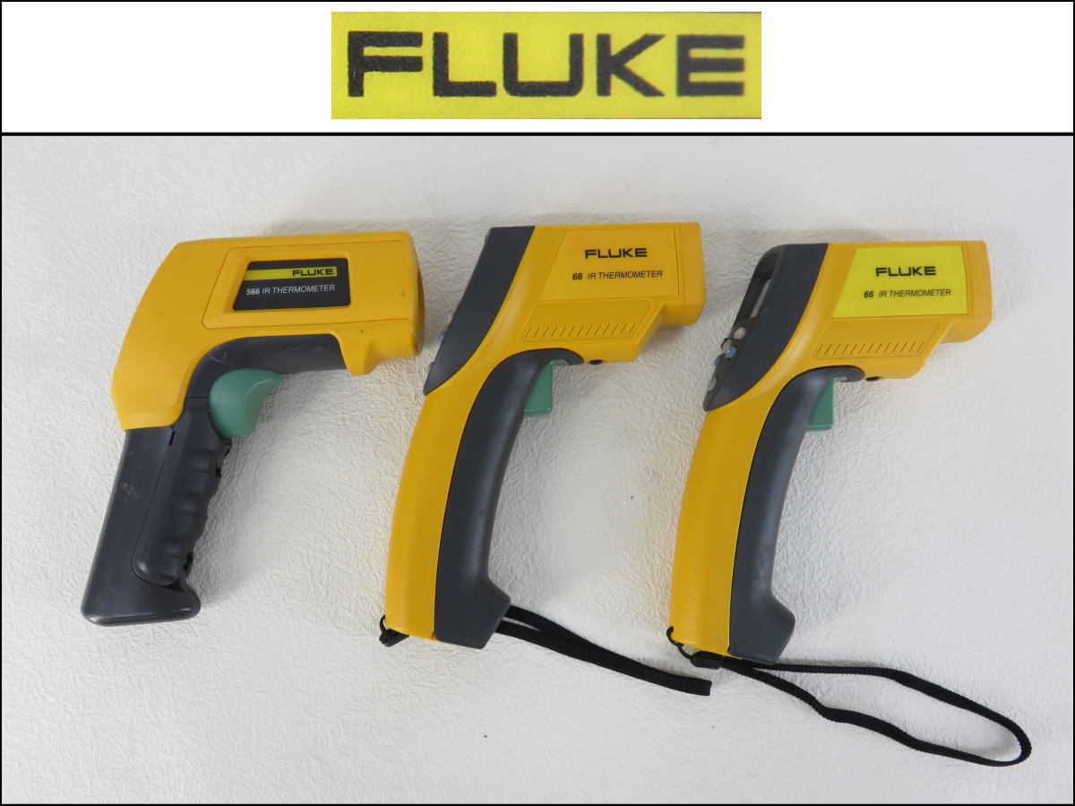 FLUKE/フルーク 放射温度計 赤外線温度計 FLUKE 566 FLUKE 66 現状(その他)｜売買されたオークション情報、yahooの ...