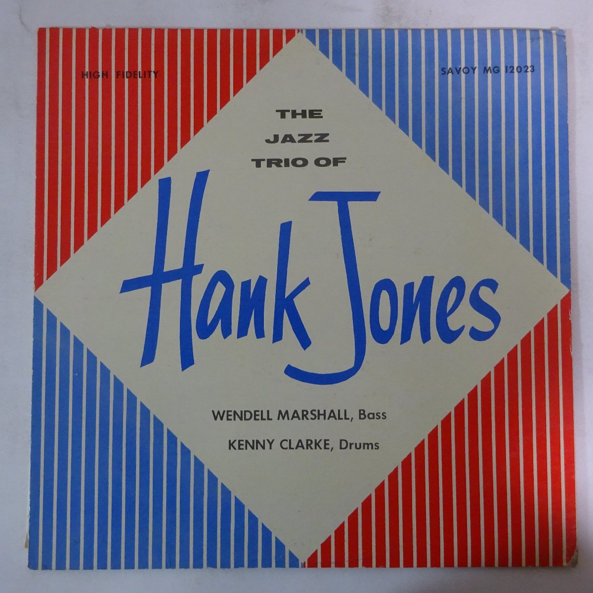 11174828; US盤/Savoy/マルーンラベル/MONO/手書RVG刻印 Hank Jones Wendell Marshall Kenny Clarke / The Jazz ...
