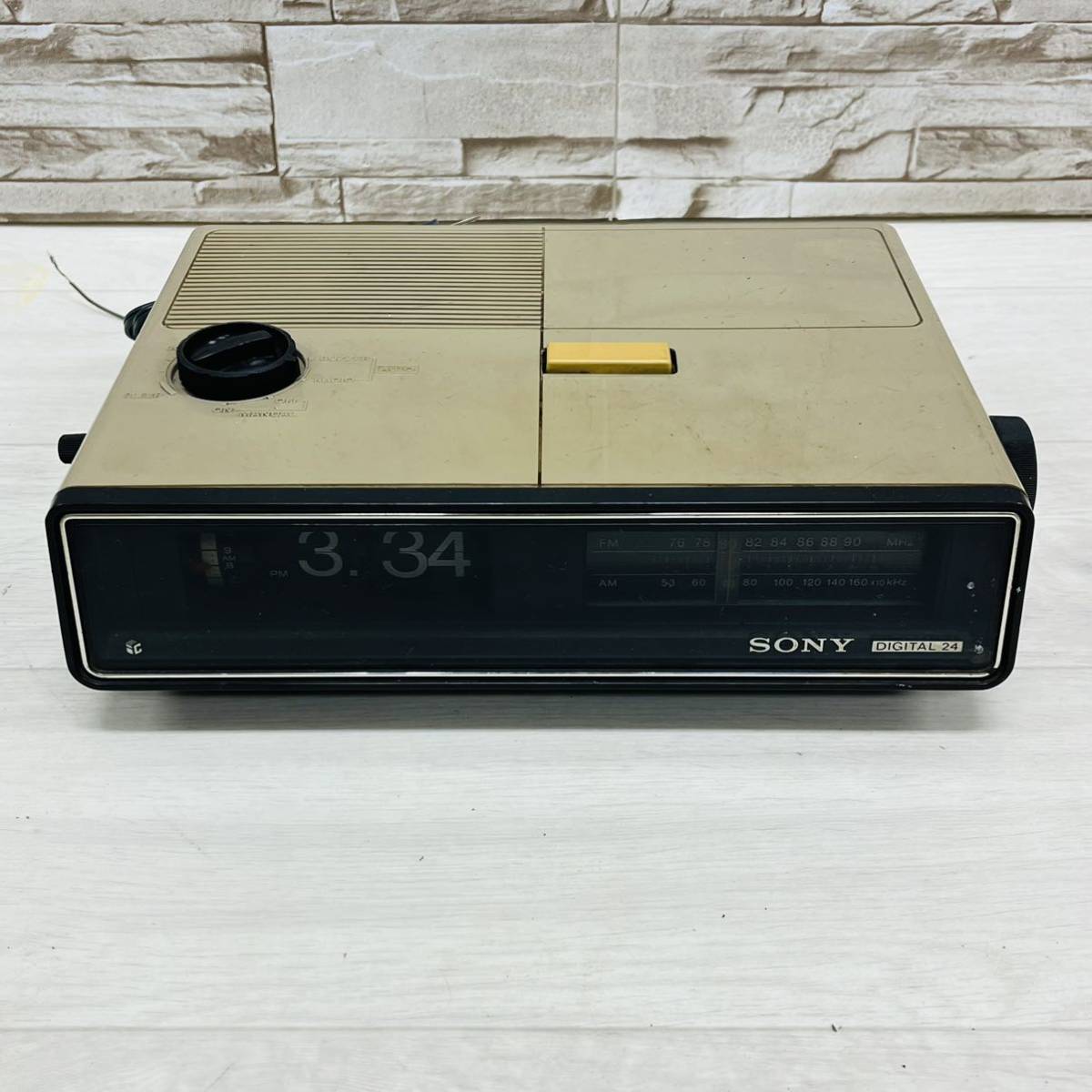 1円〜 SONY ソニー パタパタ時計付きラジオ digital24 ICF-C230 昭和レトロ アンティーク 当時物(アンティーク)｜売買 ...