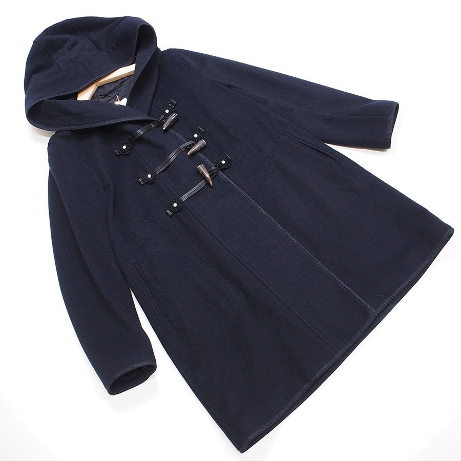 インゲボルグ ネイビー アンゴラウール ダッフル コート/サイズ11号/K26-223(インゲボルグ)｜売買されたオークション情報、yahooの商品情報をアーカイブ公開 - オークファン ...