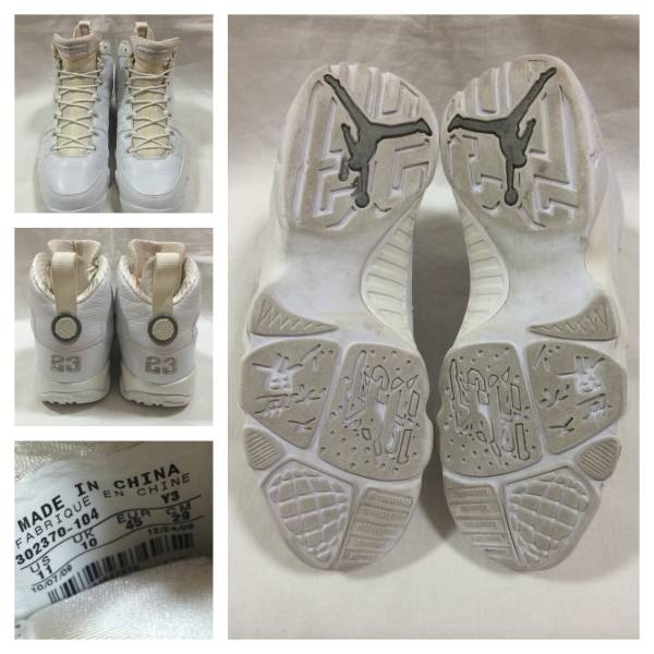2009 NIKE AIR JORDAN 9 RETRO Silver Anniversary US11(29.0cm)｜売買された ...