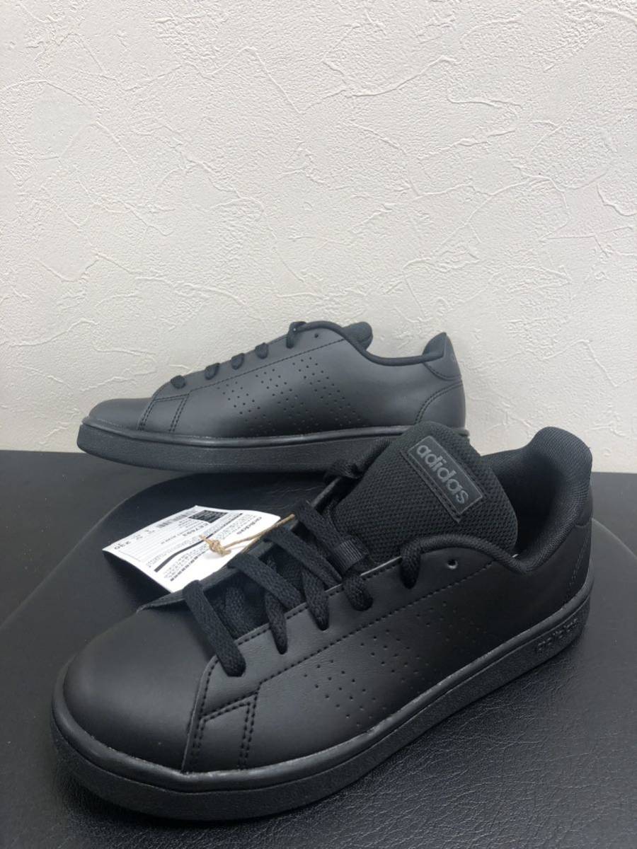 23cm ADIDAS ADVANCOURT BASE M ブラック×ブラック EE7693(23.0cm)｜売買されたオークション情報 ...
