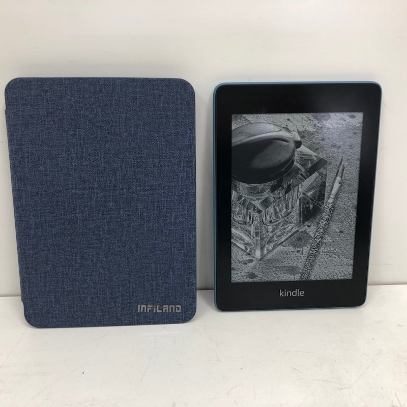 Amazon Kindle Paperwhite ペーパーホワイト 第10世代 PQ94WIF 4GB 広告なし トワイライトブルー ...