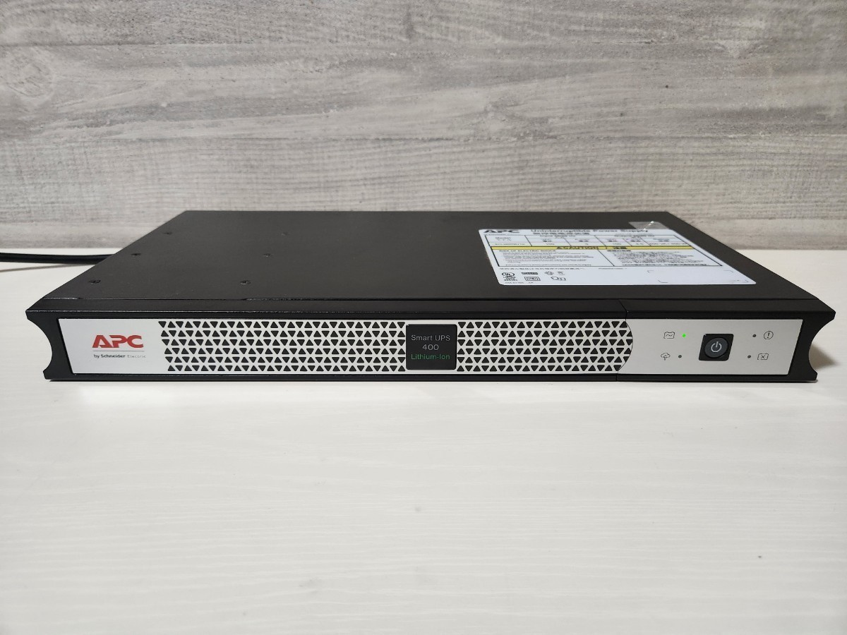 APC Smart-UPS 400 Li-Ion 400VA/400W リチウムイオン SCL400RMJ1U 無停電電源装置(UPS、無停電 ...