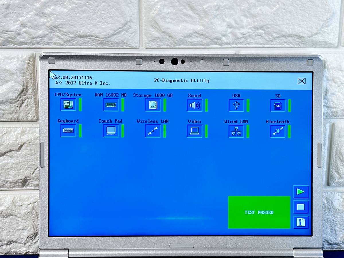 SV8 i7 16GB 1TB Panasonic Let's note CF-SV8DD9LC /Core i7 8565U/16GBメモリ ...