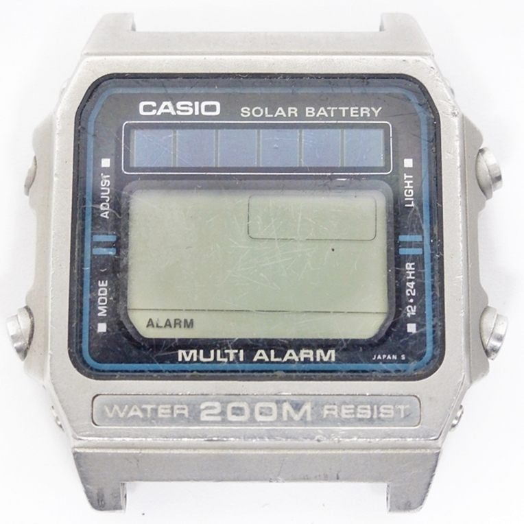 10 30-584444-14 Y 本体のみ カシオ CASIO DW-2000 マルチアラーム ソーラー バッテリー 腕時計 名30(その他 ...