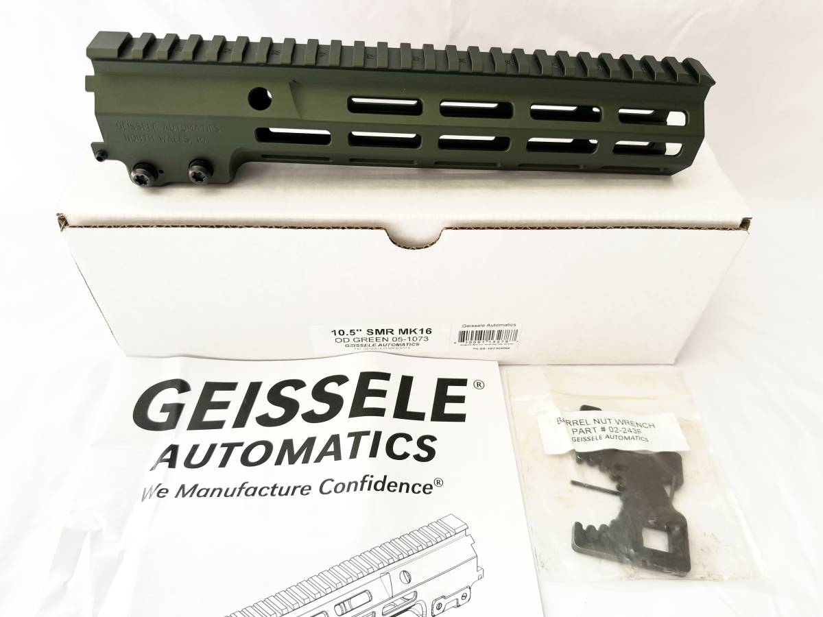 激レア 実物 GEISSELE MK16 10.5in ODG バレルナットレンチセット URGI トレポン PTW MWS DAS KAC ...