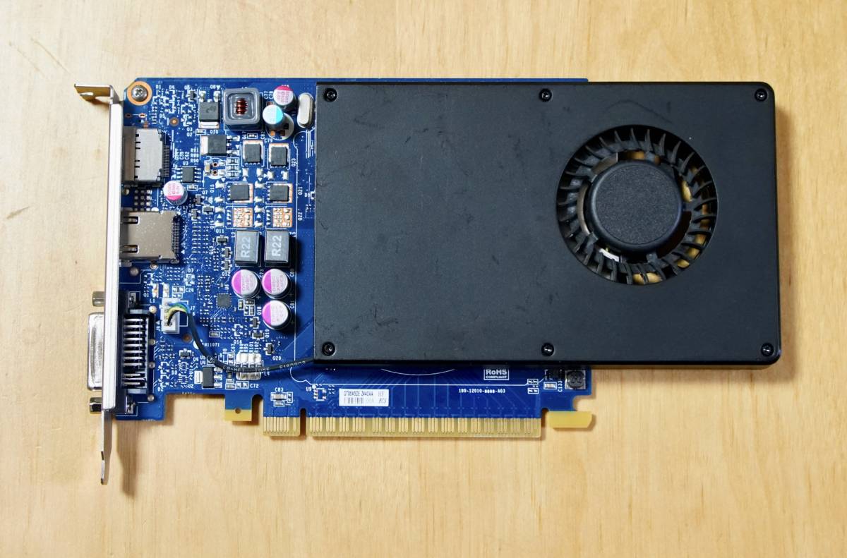 静音 nVIDIA GT640＜GTX645＞ GDDR5 1GB 4K Metal対応 EFI GPUクロック824MHz 2008 ...