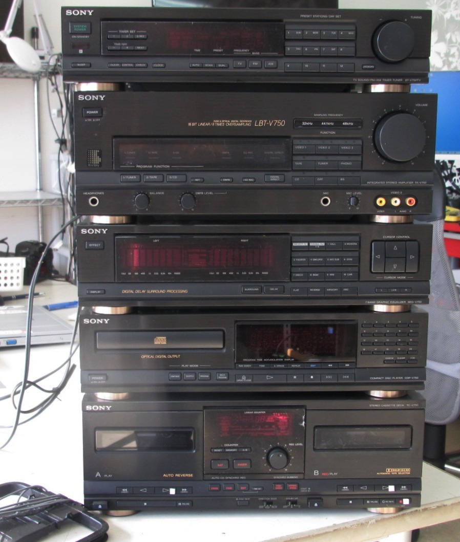 ジャンク ソニー システムコンポ LBT-V750/ST-V750TV/SEQ-V750/TC-V750/TA-V750(その他)｜売買された ...