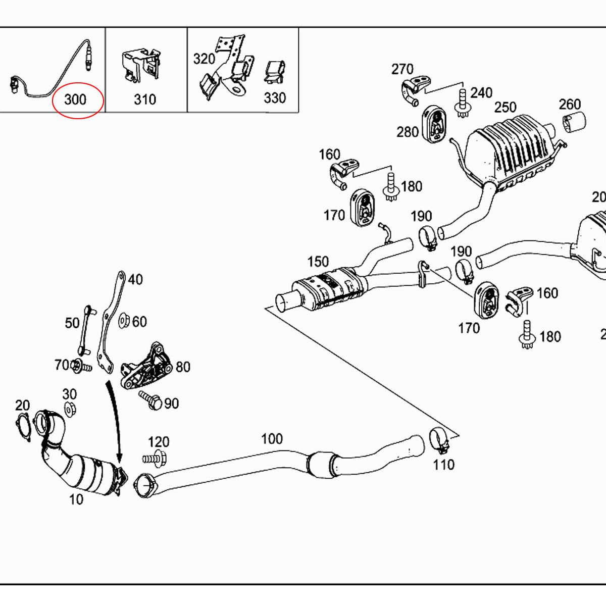 当日発送 OS042 ラムダ O2センサー ベンツ W204 C180 C200 C250 / W207 E250 / W212 E250 ...