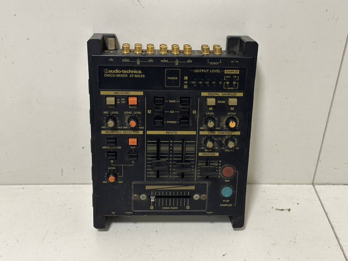 audio-technica Disco Mixer AT MX35 本体 オーディオテクニカ(ミキサー)｜売買されたオークション情報 ...