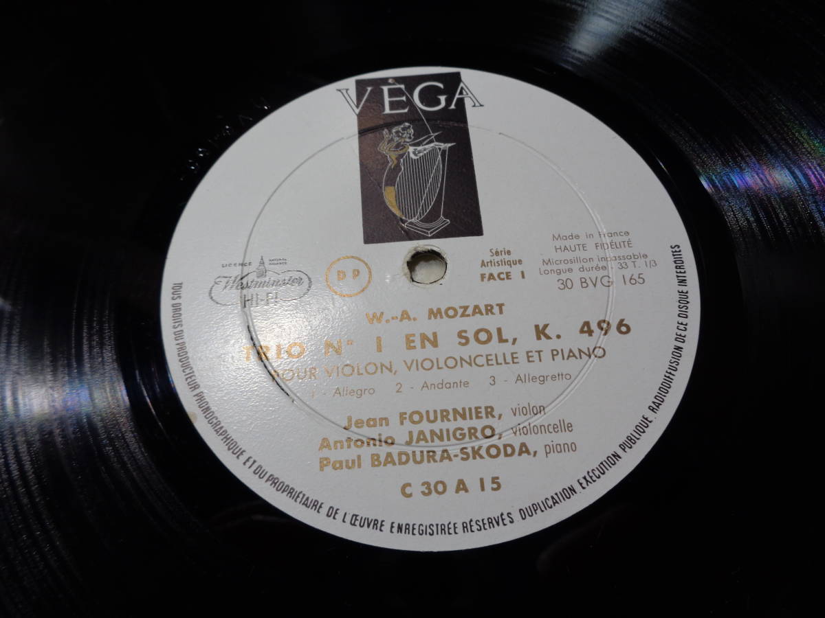 JEAN FOURNIER ANTONIO JANIGRO AND PAUL BADURA-SKODA/MOZART:DEUX TRIOS ...