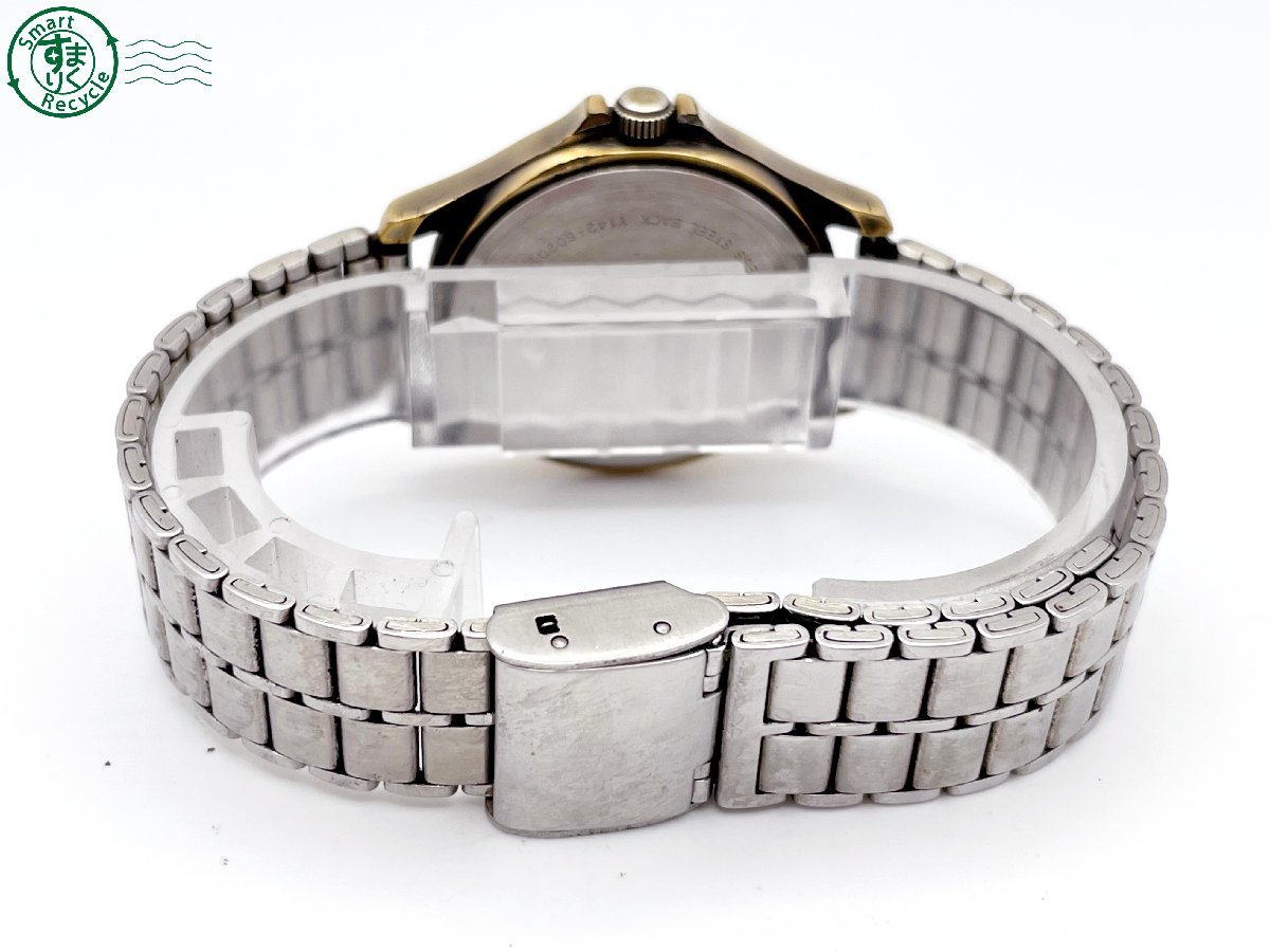 2401635455 ＃ SEIKO セイコー ALBAアルバ FIELD GEAR Y142-6020 クォーツ QZ 3針 デイト ...