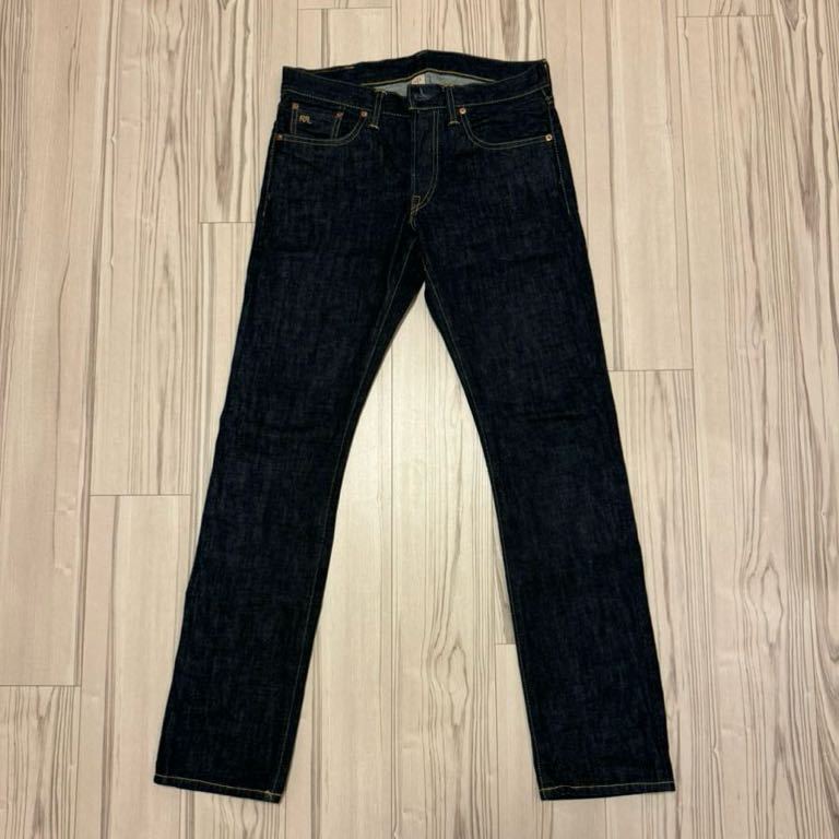 RRL デニム w30 l32 SLIM FIT POLO RALPH LAUREN ダブルアールエル ラルフローレン パンツ ジーンズ ...