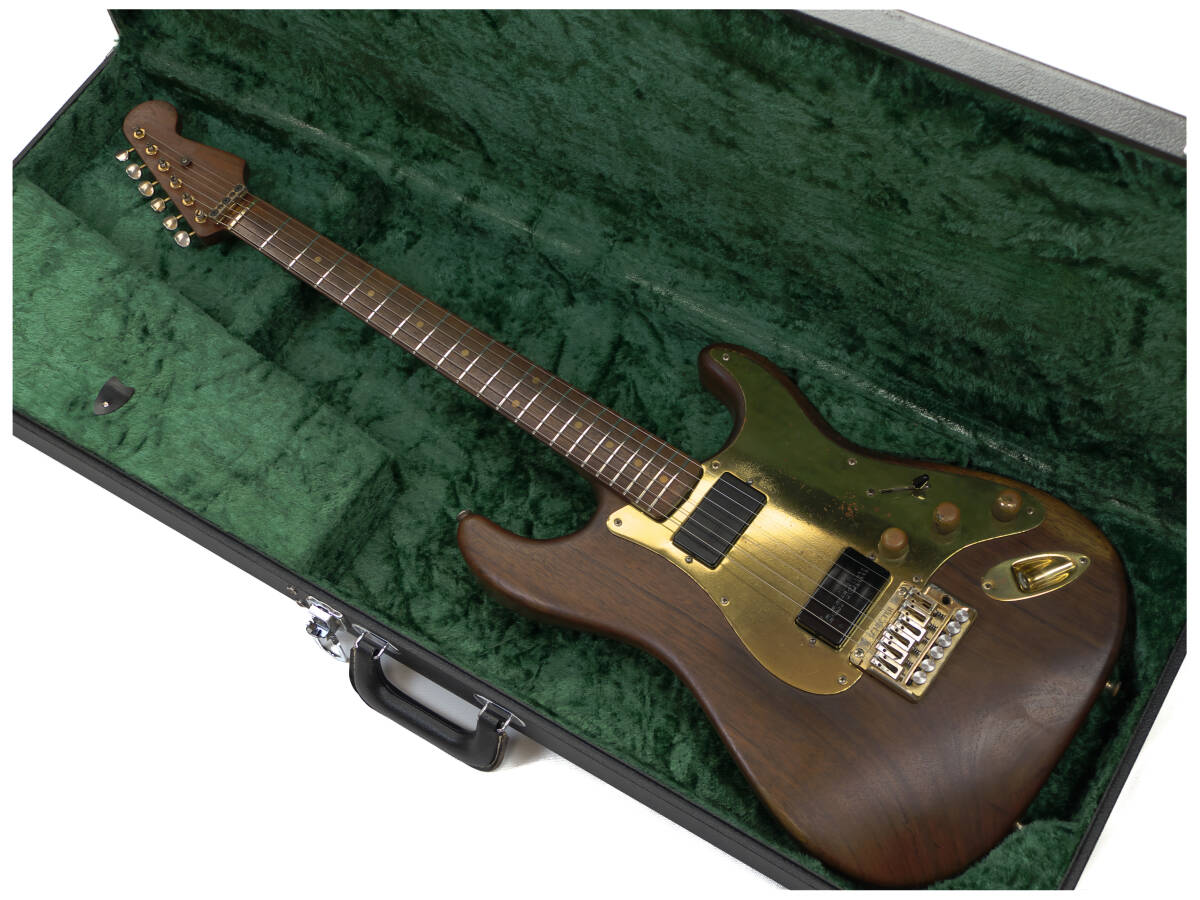 80年代 Schecter Stratocaster Walnut シェクター ストラトキャスター オールウォルナット ハードケース付き(シェクター)｜売買されたオークション情報、yahooの ...